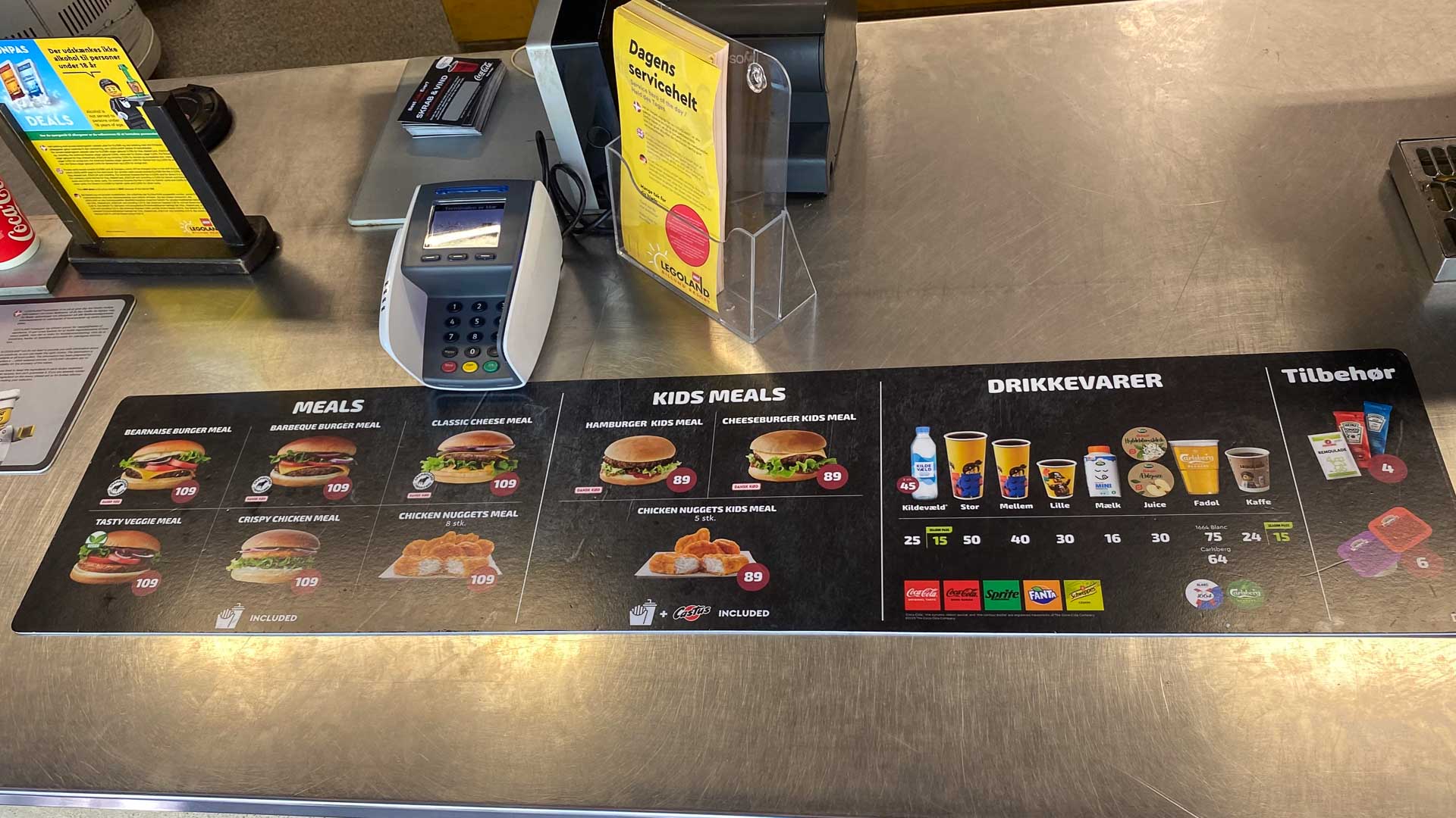 Outpost Burger er en af de større spisesteder i LEGOLAND