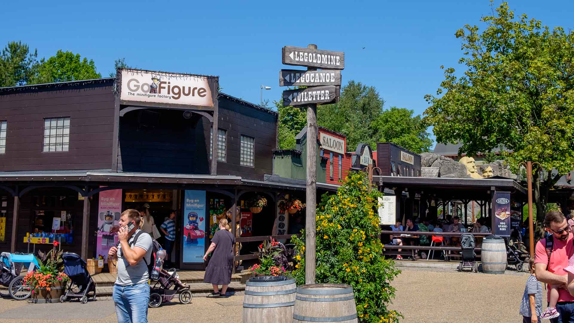 Saloon er en western-inspirerede restaurant i Legoland