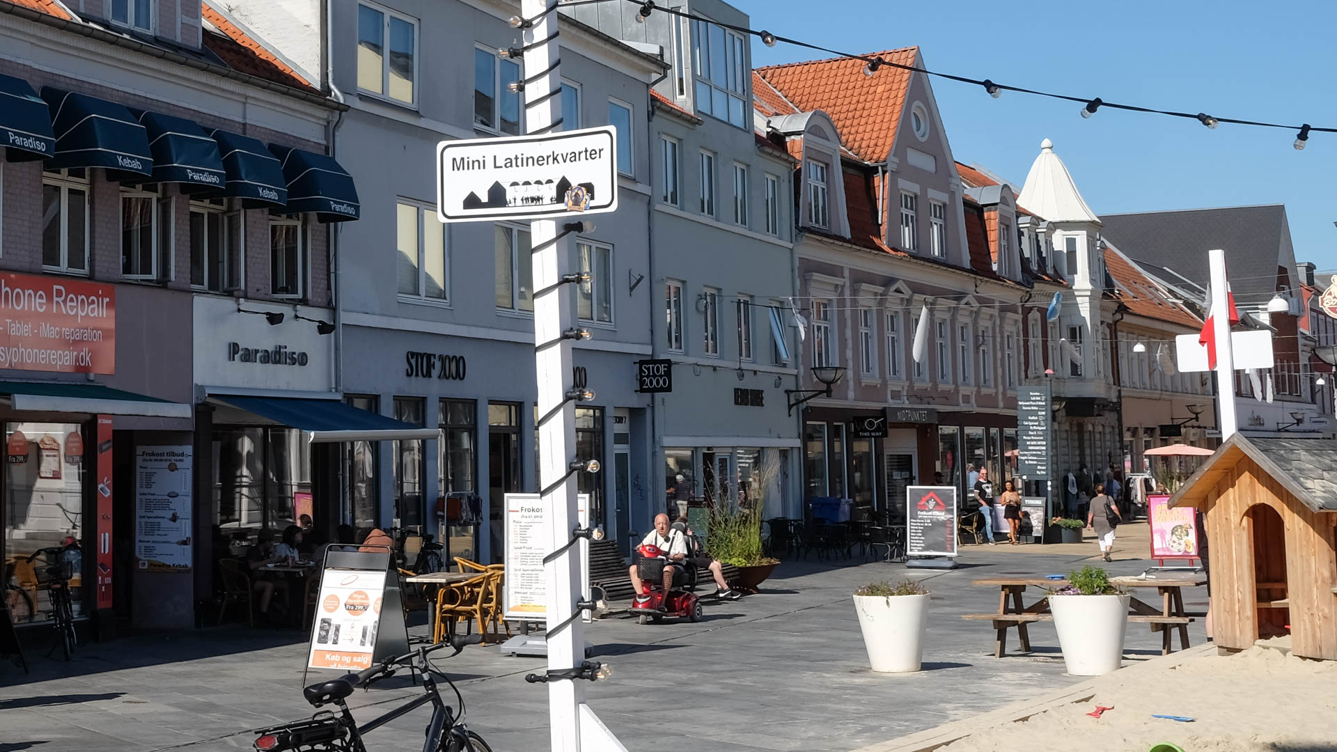 Kebab House ligger på hjørnet af Vestergade og Nørretorv