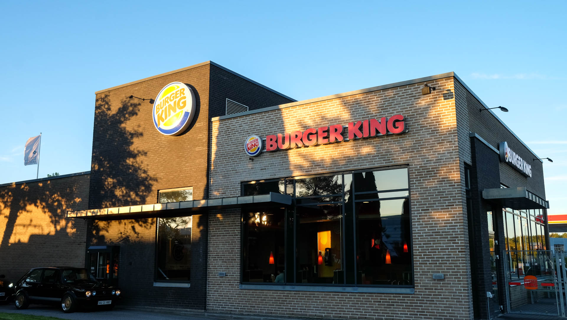 Burger King ved E45 ligger på Horsensvej