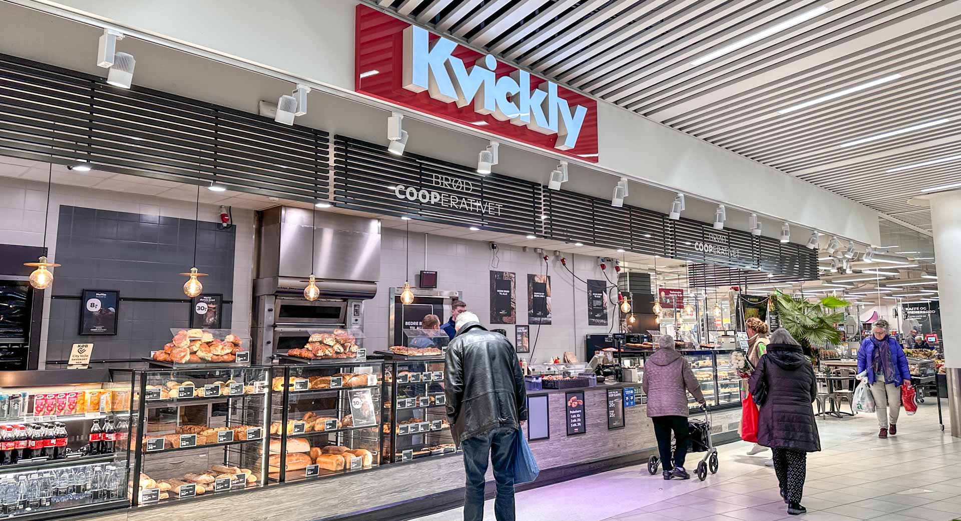 Kvickly Bageren ligger på Søndertorv