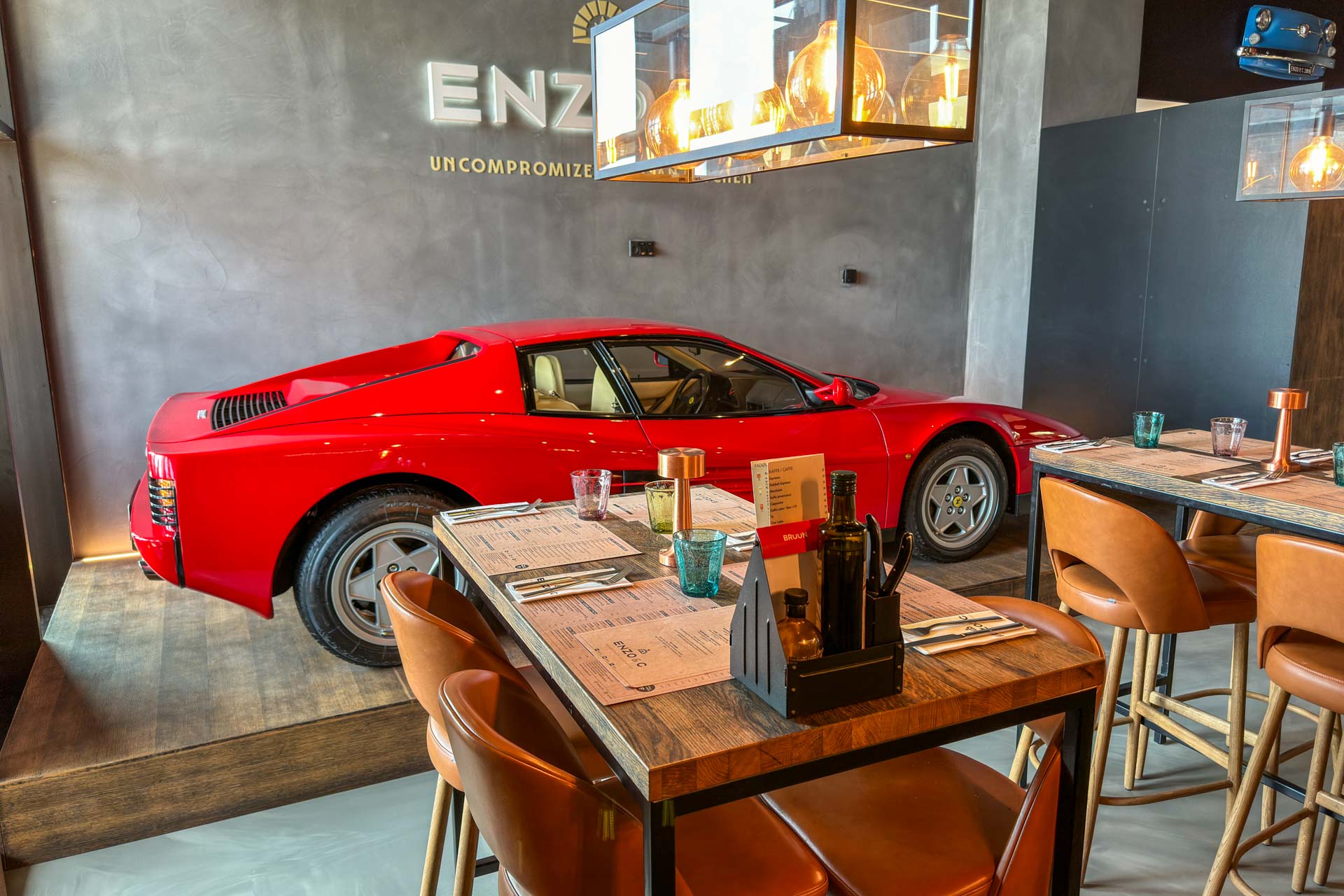 Enzo & C på havneøen er en italiensk restaurant