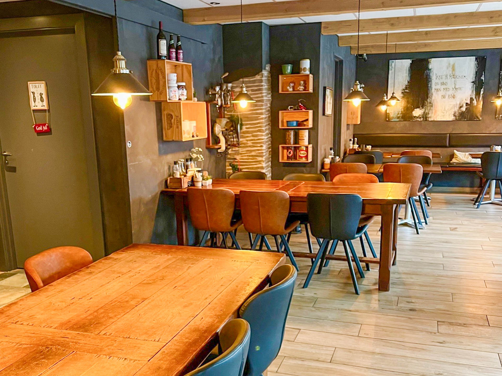 Billund Bageri og Café ligger på hovedgaden i Billund
